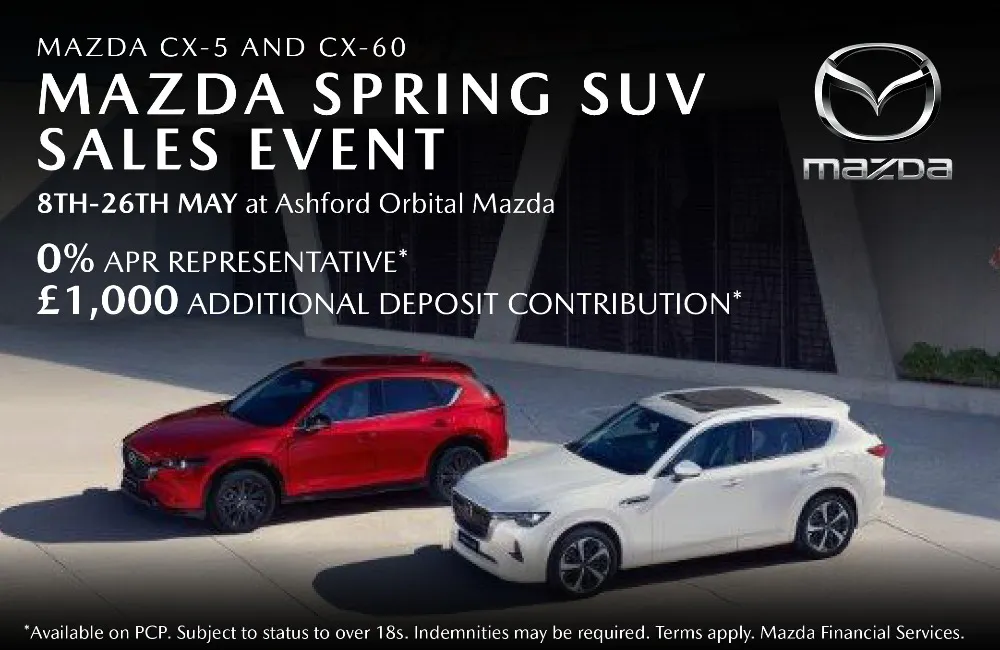 Mazda Dealer in Kent | Ashford Orbital Mazda | Part of the JCB Group